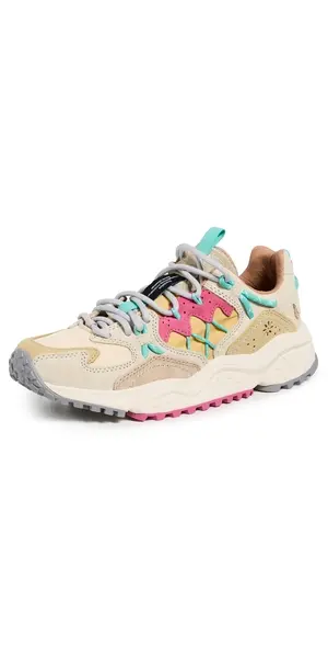 FLOWER MOUNTAIN Yamabushi Sneakers - Vanilla Pink
