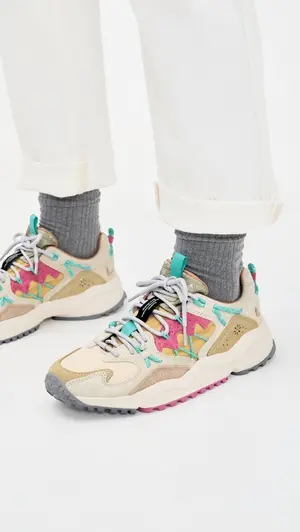FLOWER MOUNTAIN Yamabushi Sneakers - Vanilla Pink