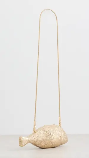 Simkhai Splash Metal Fish Clutch