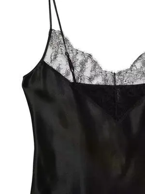 Carine Gilson Lace-detail Satin Camisole