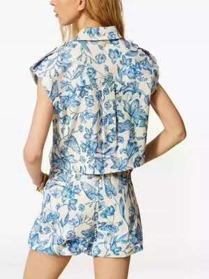 TWINSET Floral Print Shorts