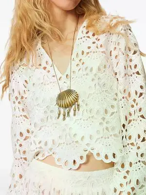 TWINSET Macramé-woven Blouse