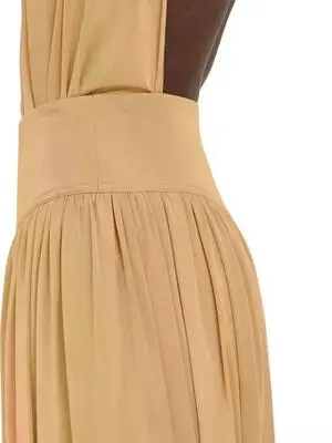 FERRAGAMO Skirt With Basque Detail - Neutrals