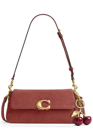 COACH Jet Suede Shoulder Bag