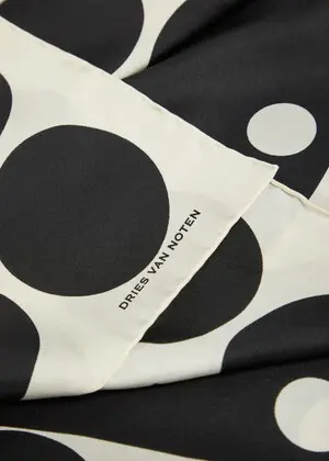 Dries Van Noten Patterned Silk Scarf - Multicoloured