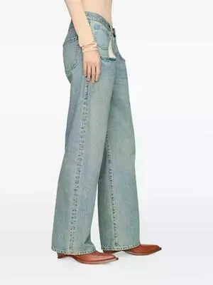 MAISON MARGIELA Wide-leg Jeans With Exaggerated Pockets