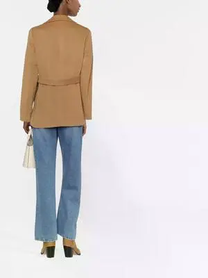Calvin Klein Single-breasted Virgin Wool-blend Coat - Brown