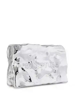 Off-White Sculpture Crushed Clutch