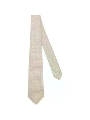 Kiton Geometric-pattern Neck Tie - Neutrals