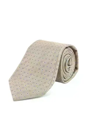 Kiton Geometric-pattern Neck Tie