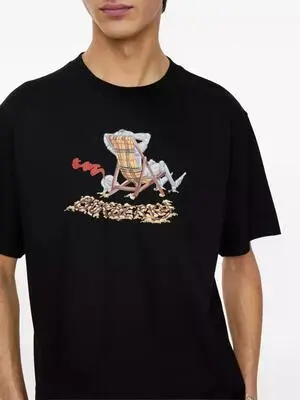 Burberry Beach Knight Cotton T-shirt
