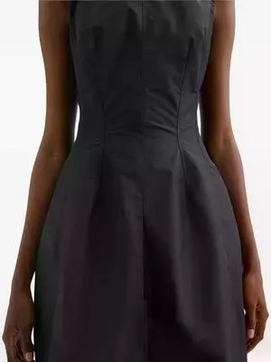 JIL SANDER Technical Faille Midi Dress