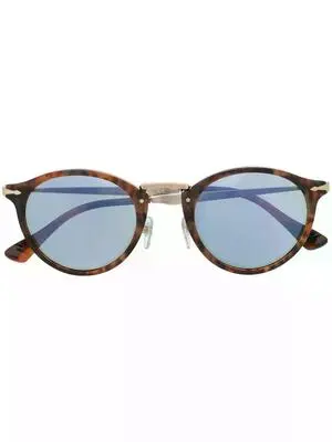 Persol Tinted Round Sunglasses - Brown