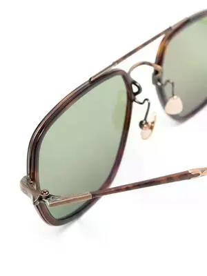 Matsuda Tortoiseshell-effect Pilot Sunglasses