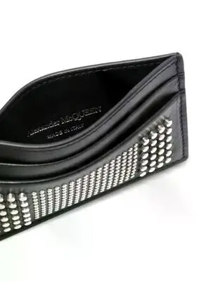 Alexander McQueen Studded Leather Card Holder