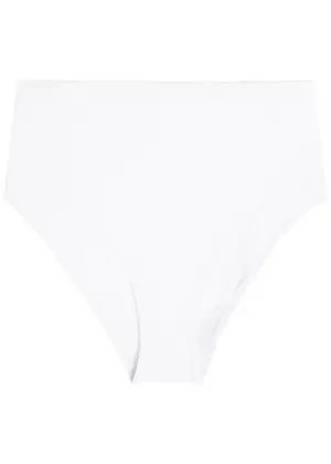 Max Mara High-waisted Stretch-polyamide Bikini Briefs - White