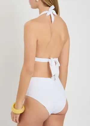 Max Mara High-waisted Stretch-polyamide Bikini Briefs