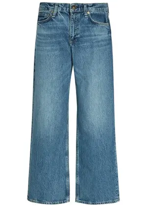 RAG & BONE Saige Straight-Leg Denim Jeans