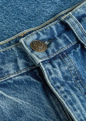 Rag & Bone Saige Straight-leg Denim Jeans - Blue