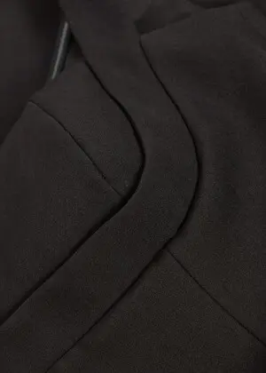 Roland Mouret Belted Crepe Midi Dress