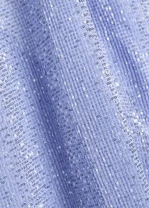 L'IDEE Casablanca Sequin-embellished Maxi Dress - Light Blue
