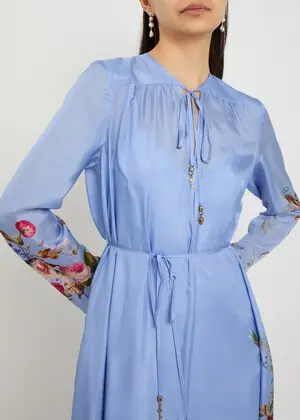 Zimmermann Floral-print Silk Maxi Dress