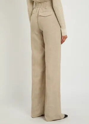 TOD'S Straight-leg Linen Trousers