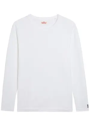 STRETCH FRAISE Ribbed Stretch-cotton T-shirt