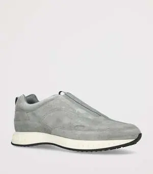 John Lobb Suede Slip-on Sneakers