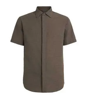 Emporio Armani Seersucker Short-sleeve Shirt