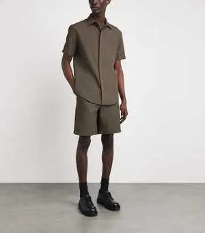 Emporio Armani Seersucker Short-sleeve Shirt