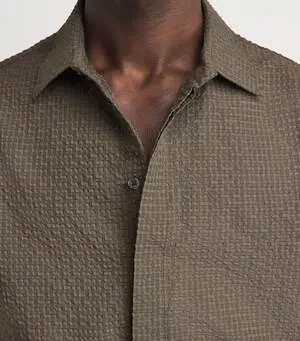 Emporio Armani Seersucker Short-sleeve Shirt