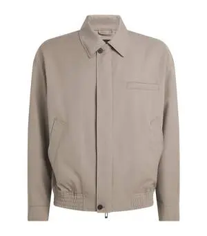 Emporio Armani Twill Jacket - Grey