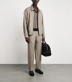 Emporio Armani Twill Jacket - Grey