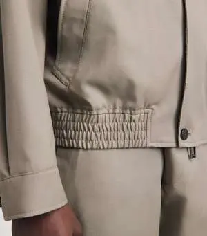 Emporio Armani Twill Jacket - Grey