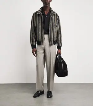 Emporio Armani Jacquard Jacket - Blue