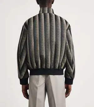 Emporio Armani Jacquard Jacket - Blue