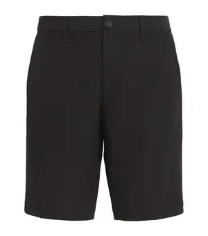 BOSS Water-repellent Slim Fit Shorts - Black