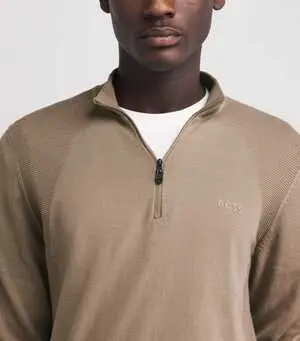 BOSS Momentum Lite Quarter-zip Sweatshirt - Green