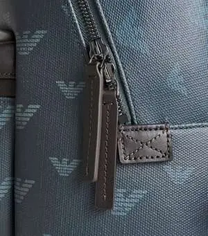 Emporio Armani Coated Canvas Eagle Backpack