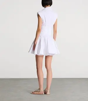Balmain Shirt Mini Dress - White