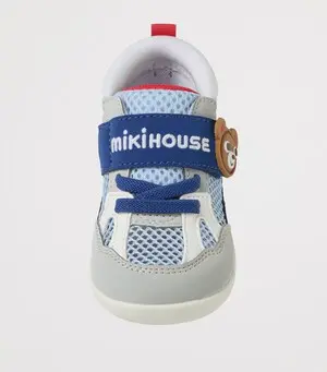 MIKI HOUSE Bear Appliqué Sneakers