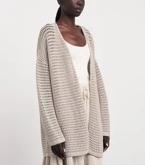 LAUREN MANOOGIAN Net-stitch Cardigan