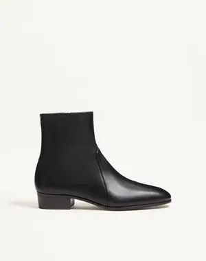 Valentino Garavani Pat Ankle Boot - Black