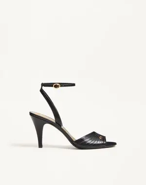 Valentino Garavani Kidskin Ladycrush Sandal - Black