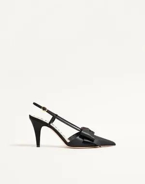 Valentino Garavani Bowow Slingback Pumps - Black