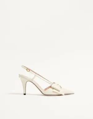 Valentino Garavani Bowow Slingback Pumps - Ivory