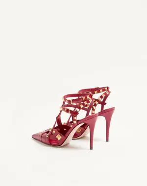Valentino Garavani Studdy Kidskin Pumps - Red