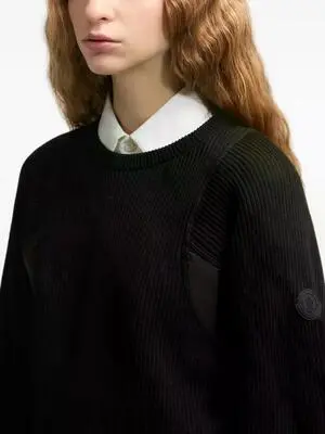 Moncler Ribbed Contrast-panel Sweater