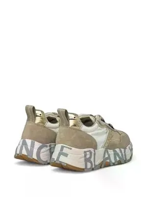 VOILE BLANCHE Panelled Low Top Sneakers - Neutrals